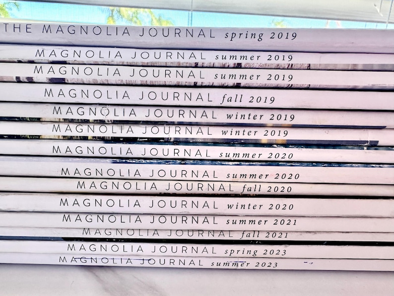 Magnolia Journal Back Issues Sold Individually - Etsy