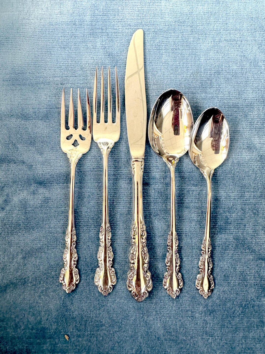 Vintage Oneida "shelley" Discontinued Flatware, by the Piece: Salad ...