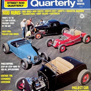 Lot of 4 Vintage Car Magazines, Hot Rod Car Magazines: 1960s/1970s "rod & Custom," Four Issues ...