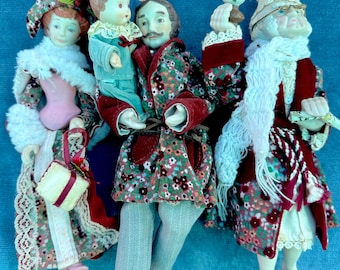 Vintage Kurt Adler Bob Crachet and Tiny Tim A Christmas Carol Xmas Tree ...