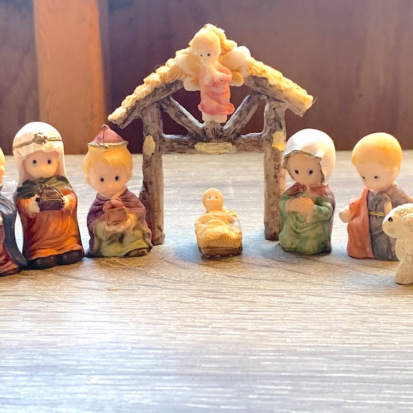 Nativity Set Resin - Etsy