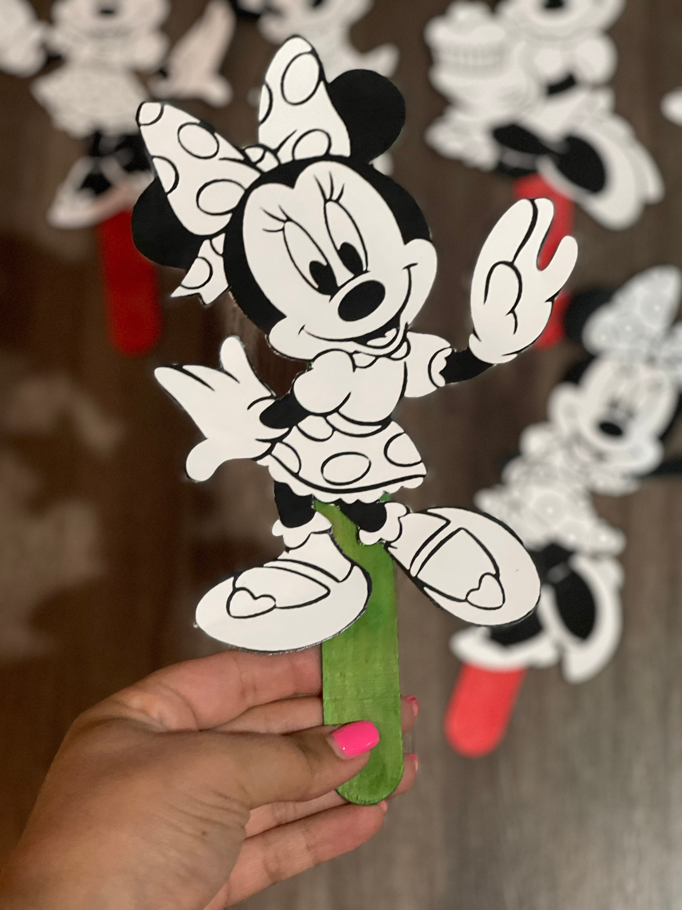 Cartoon Character Fun Coloring Cutouts (set of 24) - Etsy