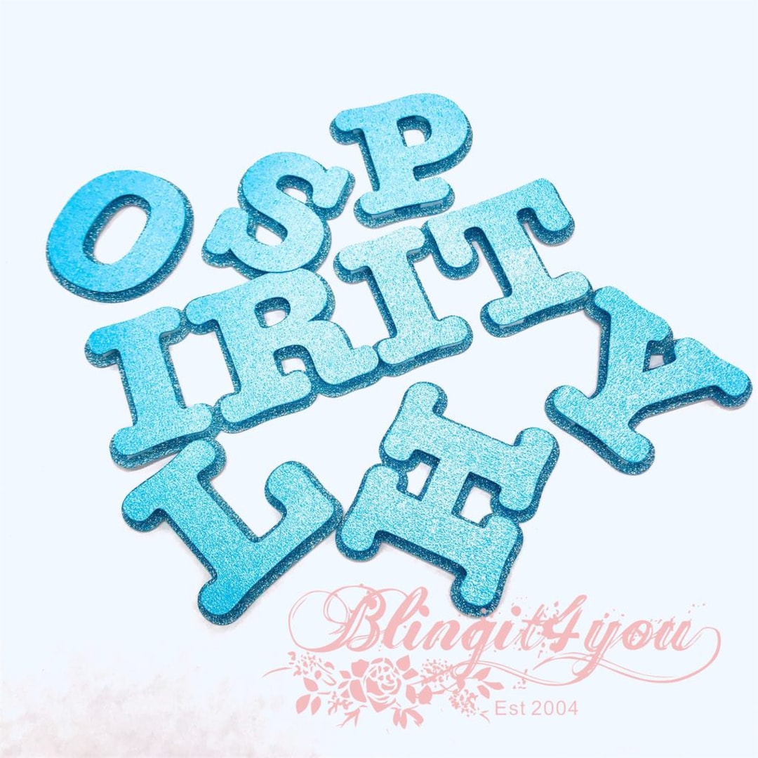 Large Die Cut Letters Large Paper Letter Large 3D Letter Craft Project ...