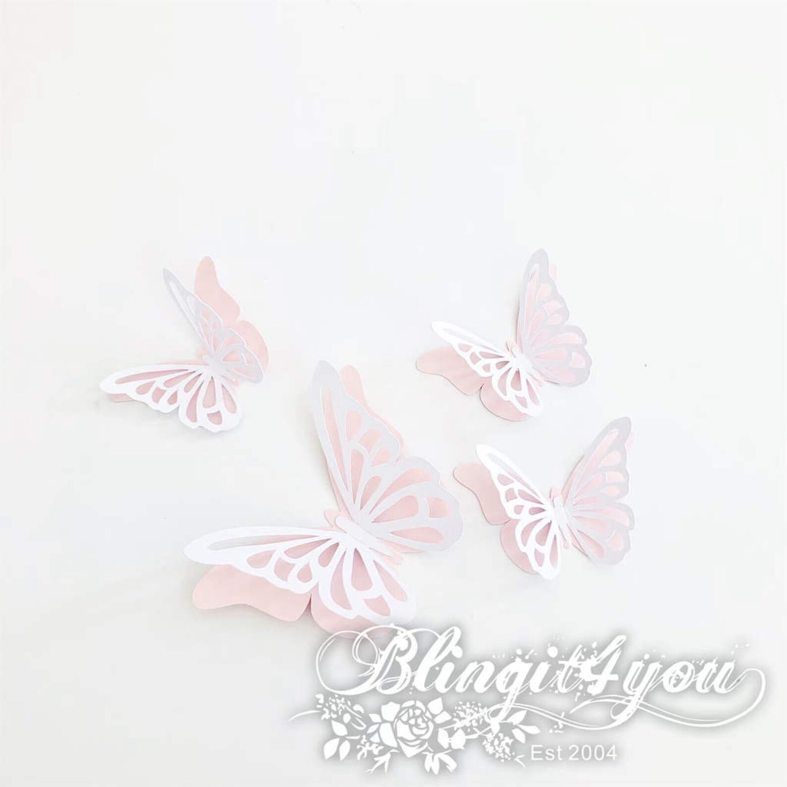 3D Butterflies Butterfly Cutouts Large Butterflies Wall | Etsy