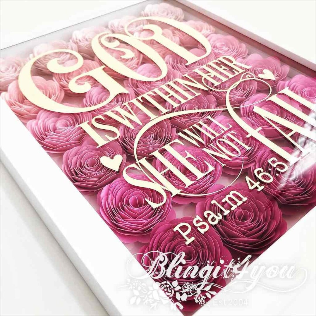 Personalized Mother's Day Gift - Paper Flower Mother's Day Gift - I ...