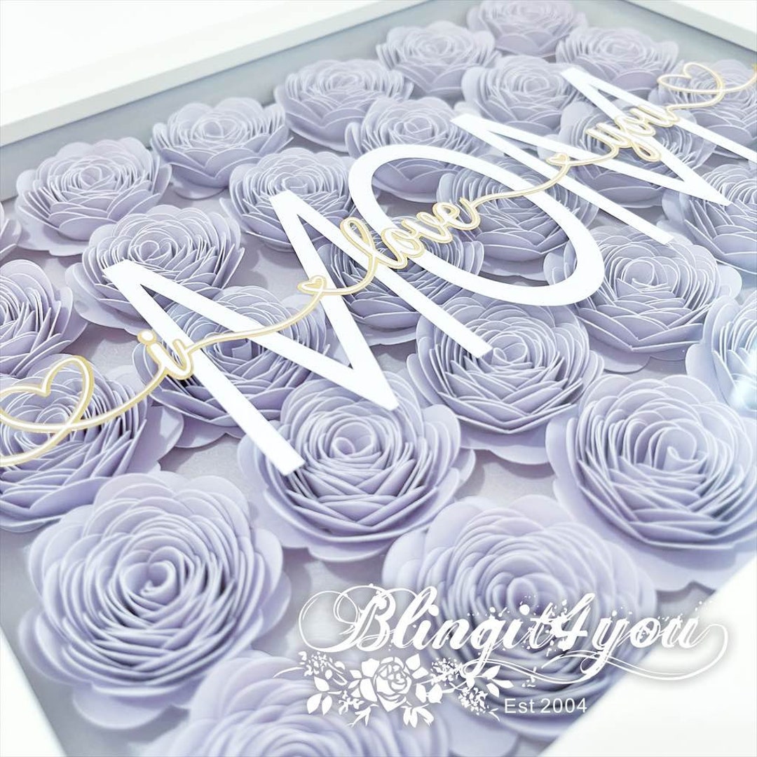 Personalized Mother's Day Gift - Paper Flower Mother's Day Gift - I ...