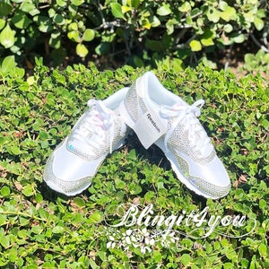 Swarovski Crystal Reebok Shoes | Wedding Shoes | Bling Reebok Shoes ...