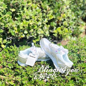 Swarovski Crystal Reebok Shoes | Wedding Shoes | Bling Reebok Shoes ...