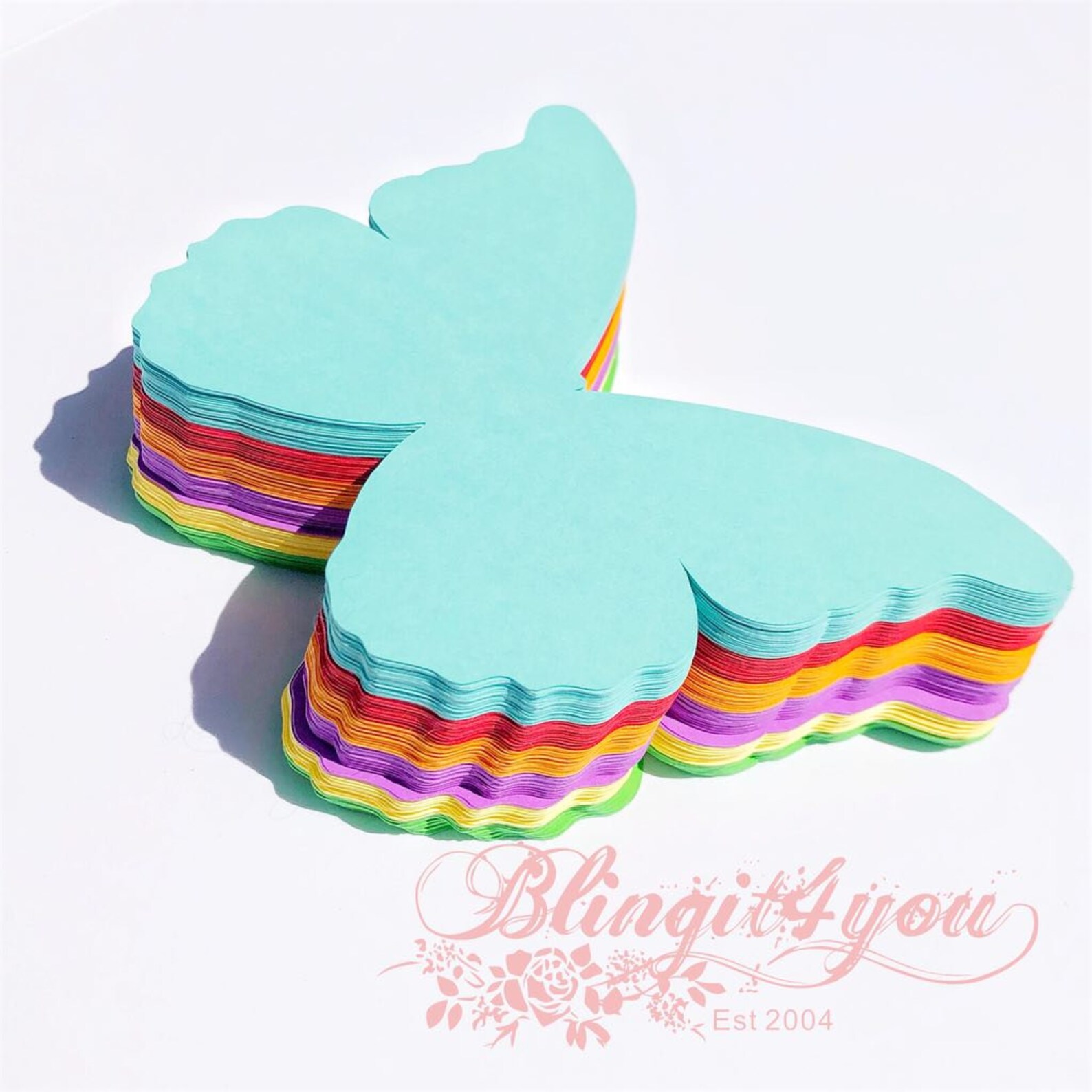 Die Cut Butterflies Butterfly Die Cuts Paper Butterfly - Etsy