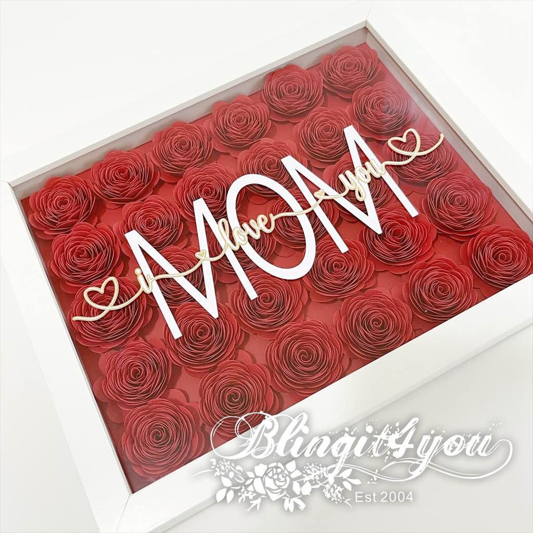 Personalized Mother's Day Gift - Paper Flower Mother's Day Gift - I ...