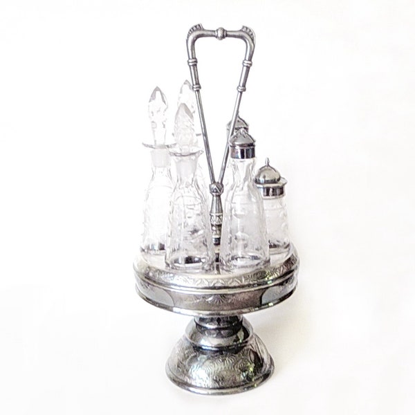 Antique Cruet Set - Etsy