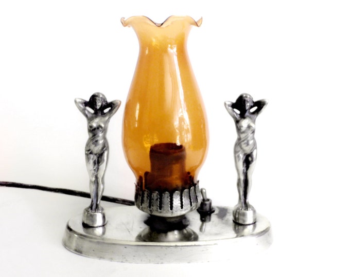 Art deco naked woman brass bookends no. 17 - Flexnova