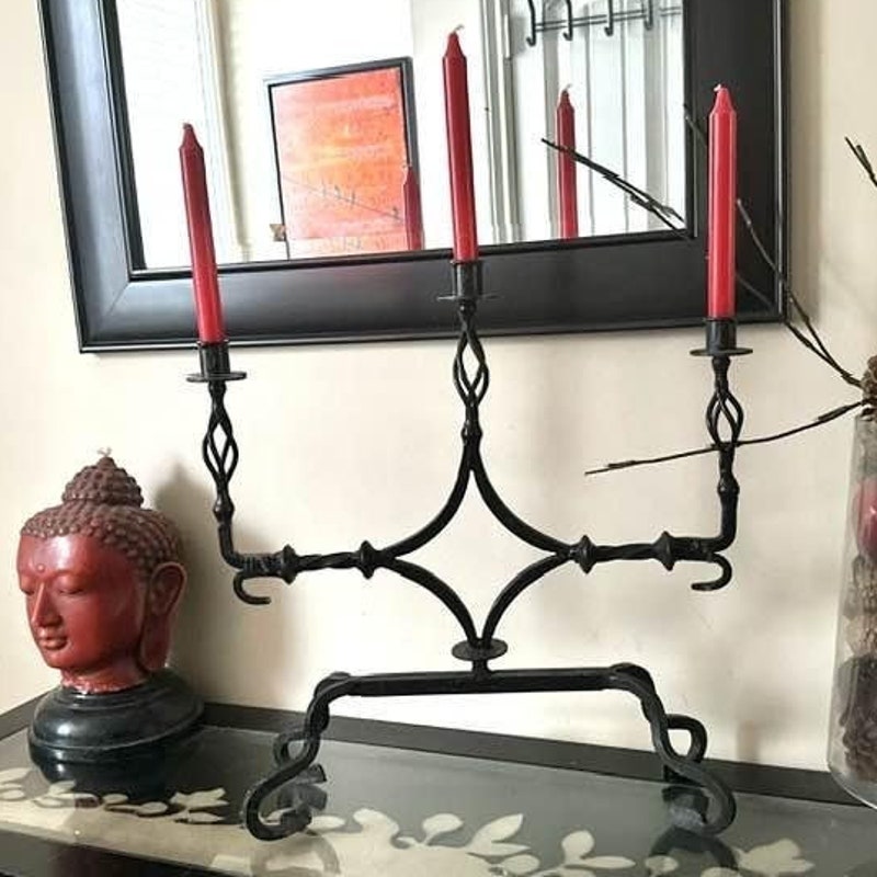 Hand Forged Candelabra - Etsy