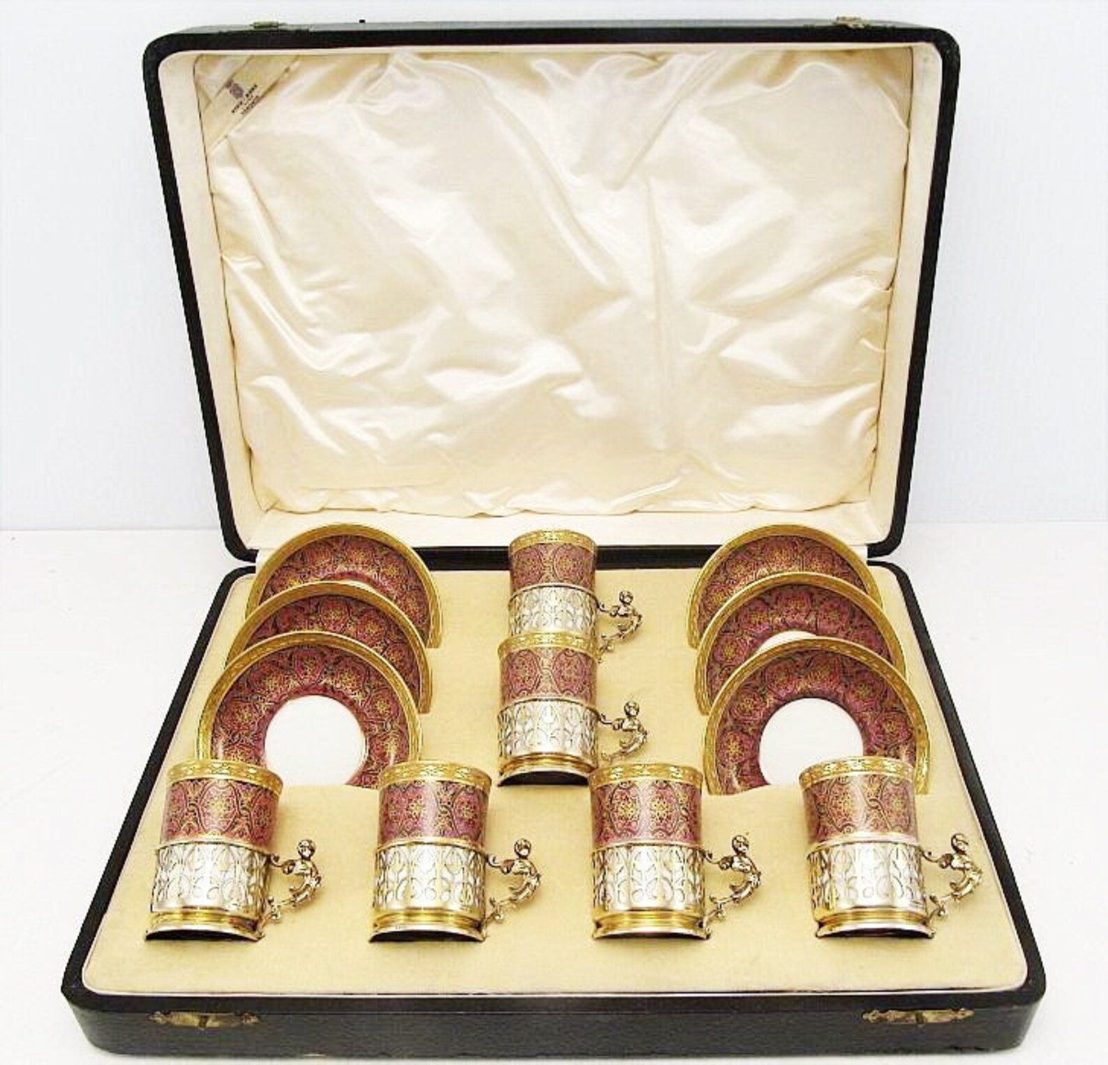 12 Pc Birks Sterling Coffee Set Boxed 1926 Adie Bros Silver With ...