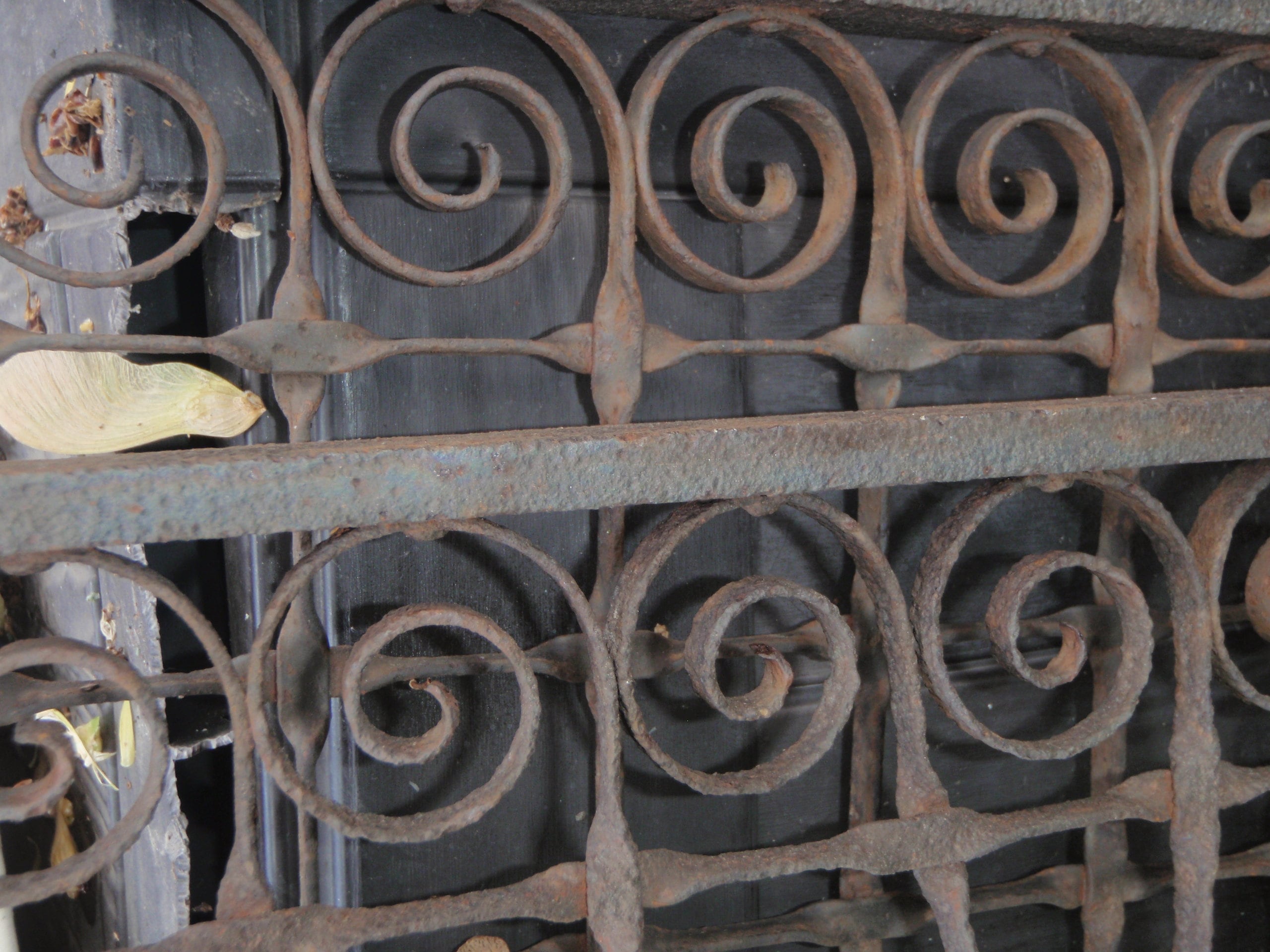 2 Art Nouveau Iron Gates 1800s Antique Decorative Architectural Salvage ...