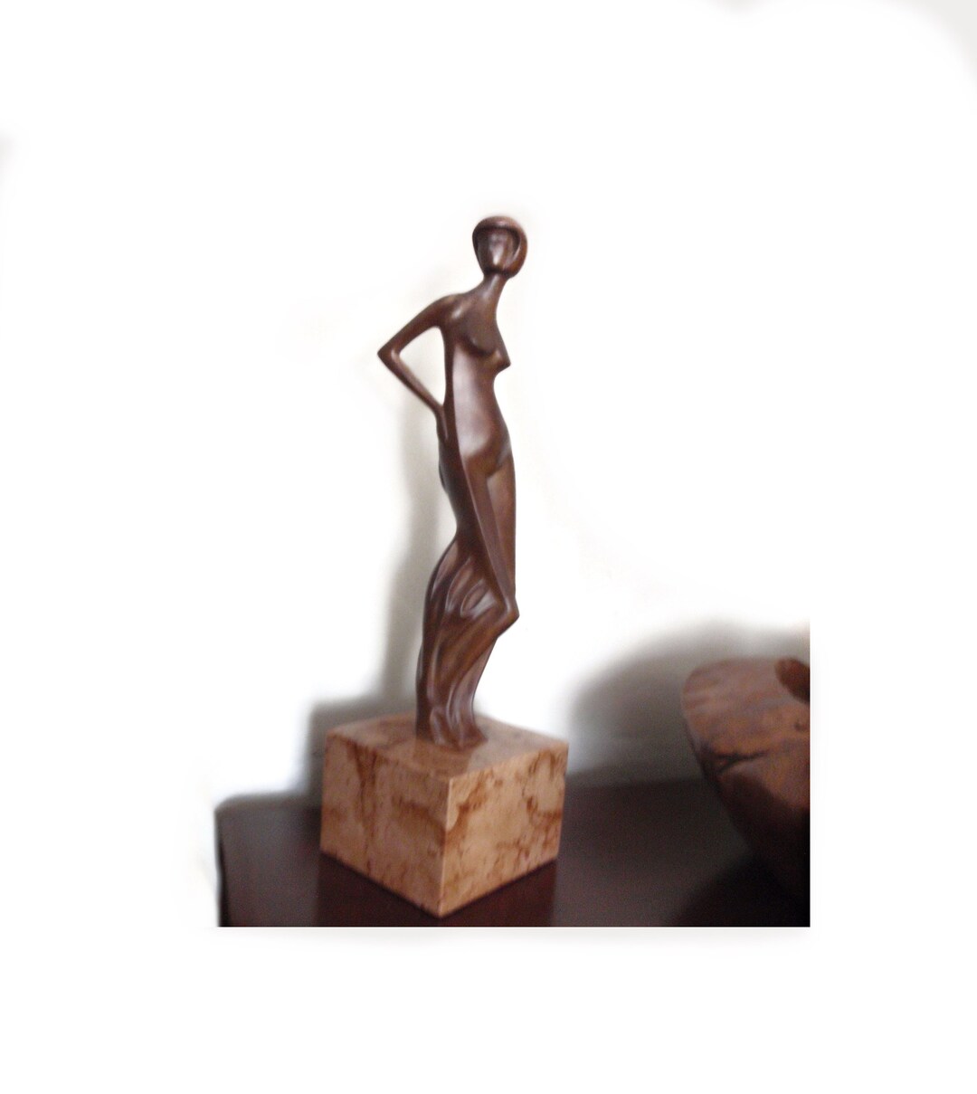 1925 Archipenko Bronze Sculpture Glorification of Beauty Aka Standing ...