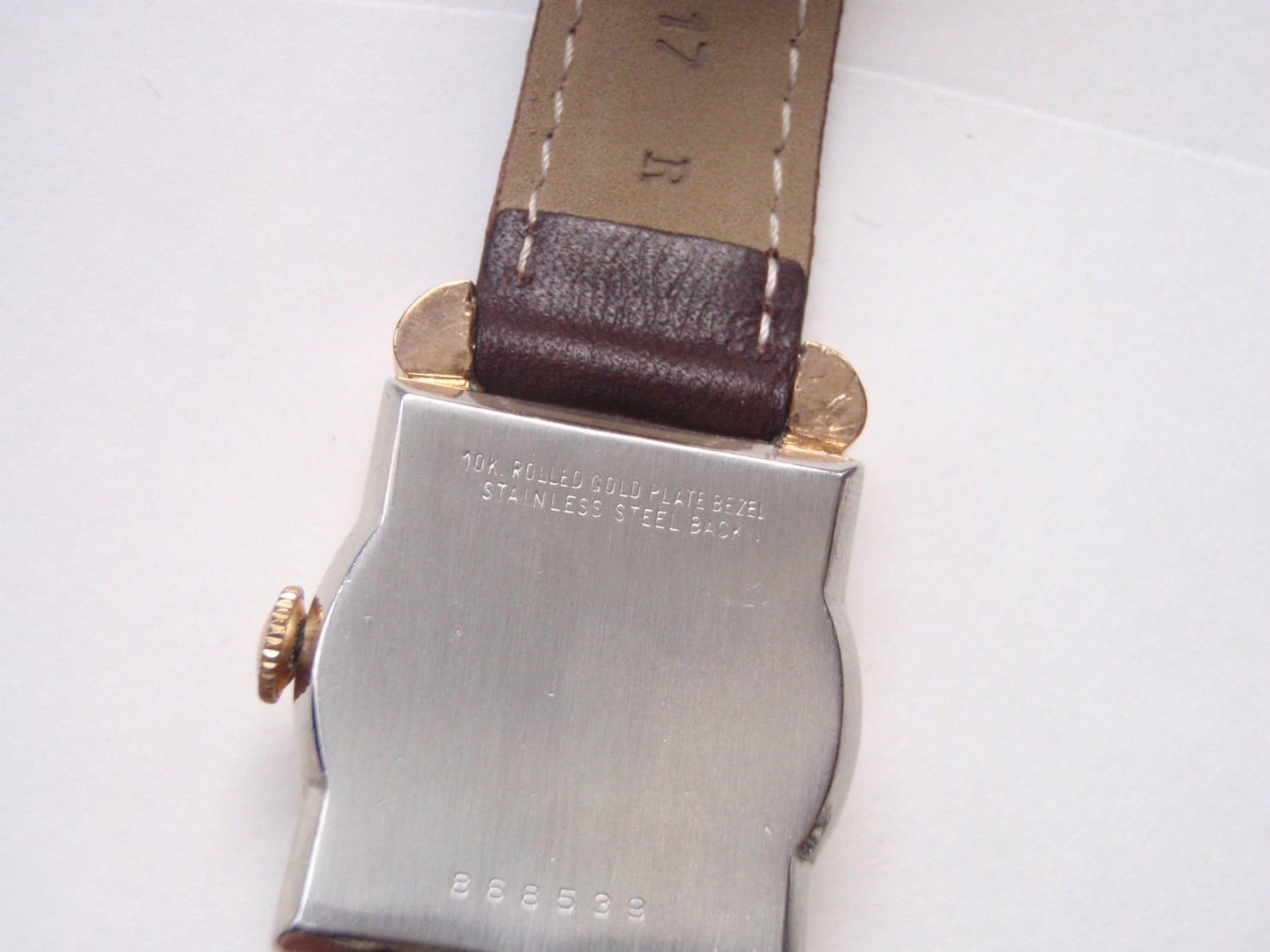 1940s Bulova Tank Style Watch Rare Vintage Bulova Fancy Dress Watch ...