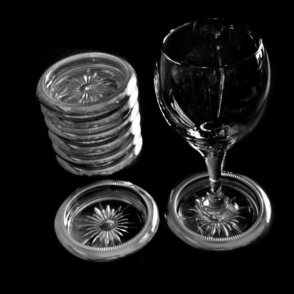 Cut Glass Coasters - Etsy