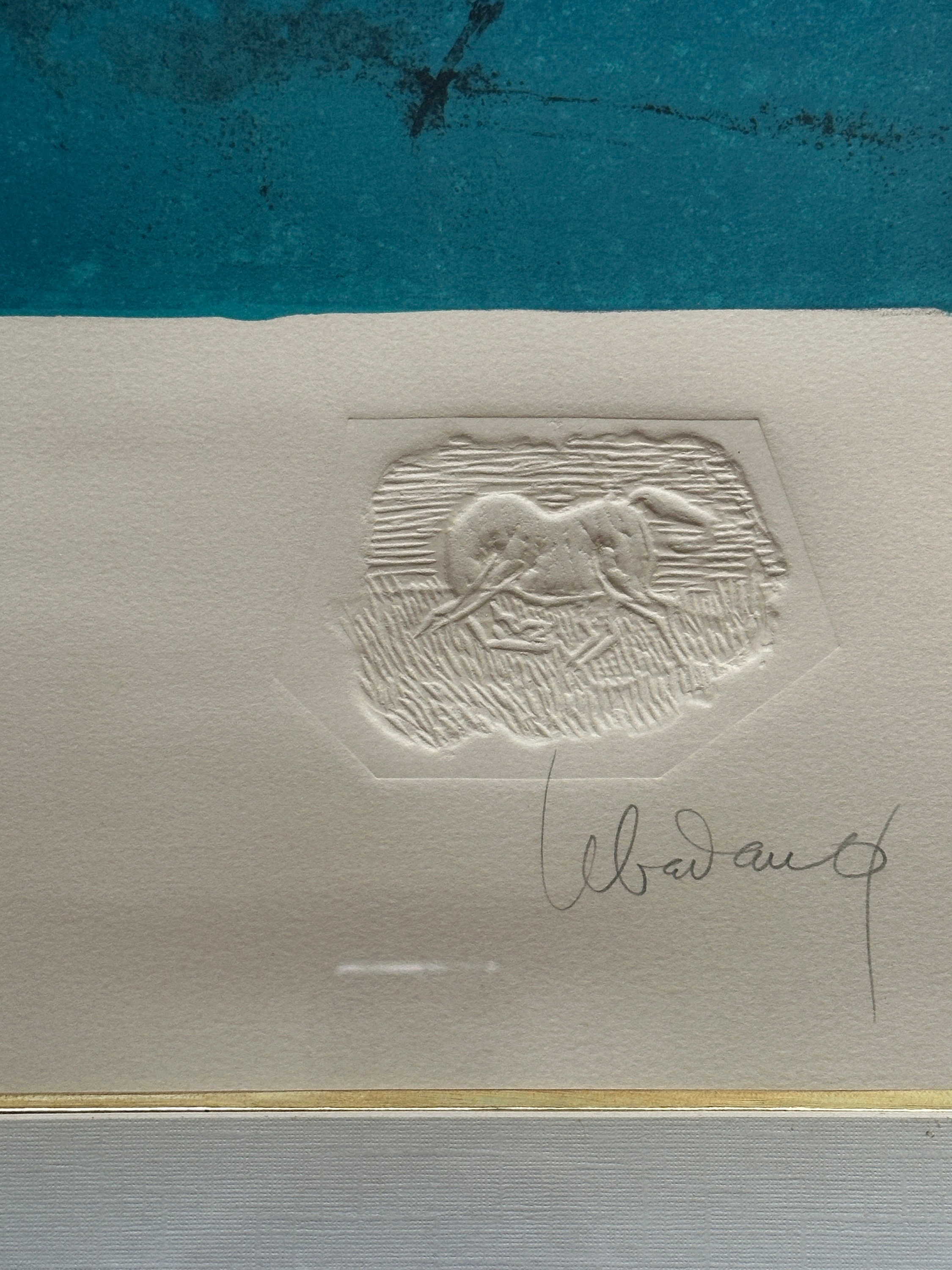 Hoi Lebadang Flower Trees in Moonlight Framed Wall Art C. 1960s, Signed ...