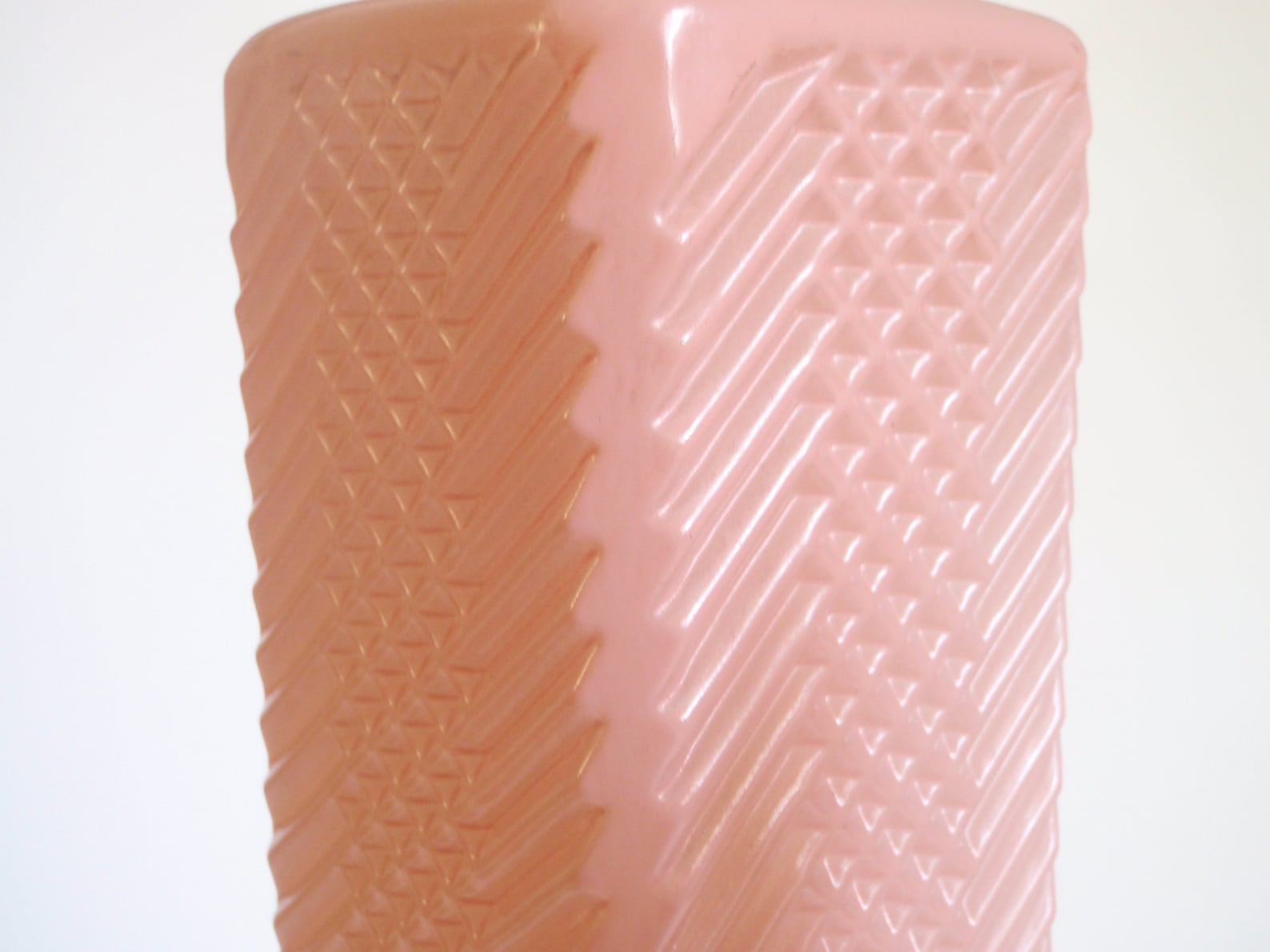 2 Pink Torpedo Glass Lampspair 1930s Pink Skyscraper Torpedo - Etsy