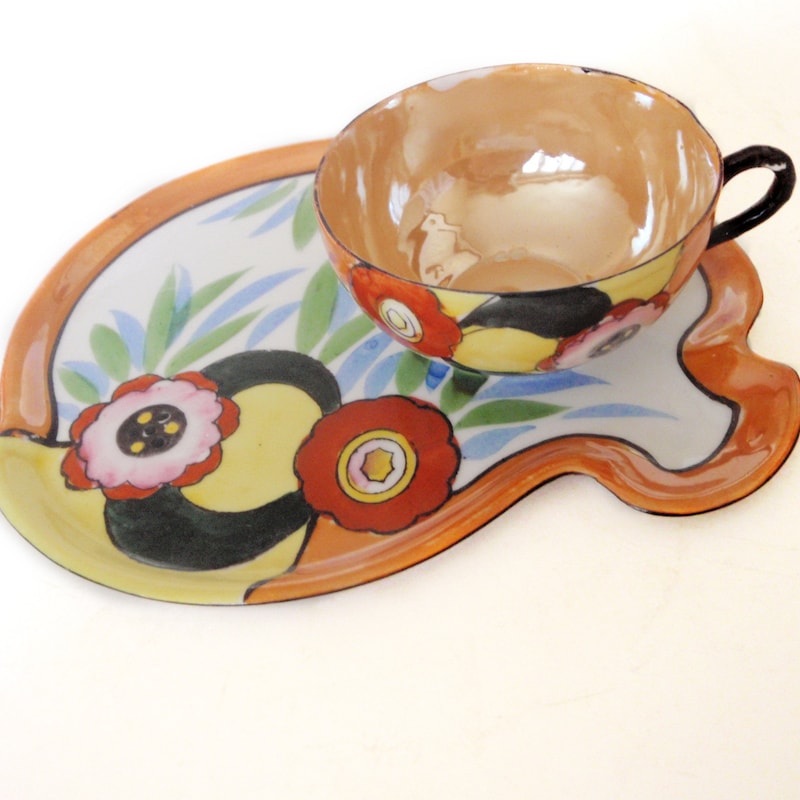 Snack Plate and Cup - Etsy