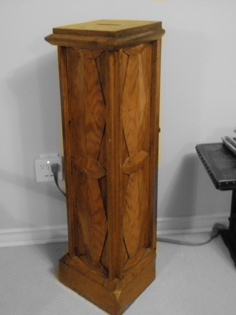 Art Deco Church Donation Box/repurposed as 1920s Tall Floor - Etsy