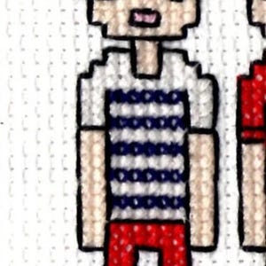 One Direction - Louis Tomlinson (up All Night) - Cross Stitch Pattern ...