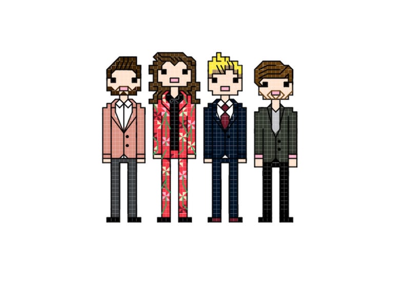 One Direction - 2015 X-factor - Cross Stitch Pattern - Etsy Canada