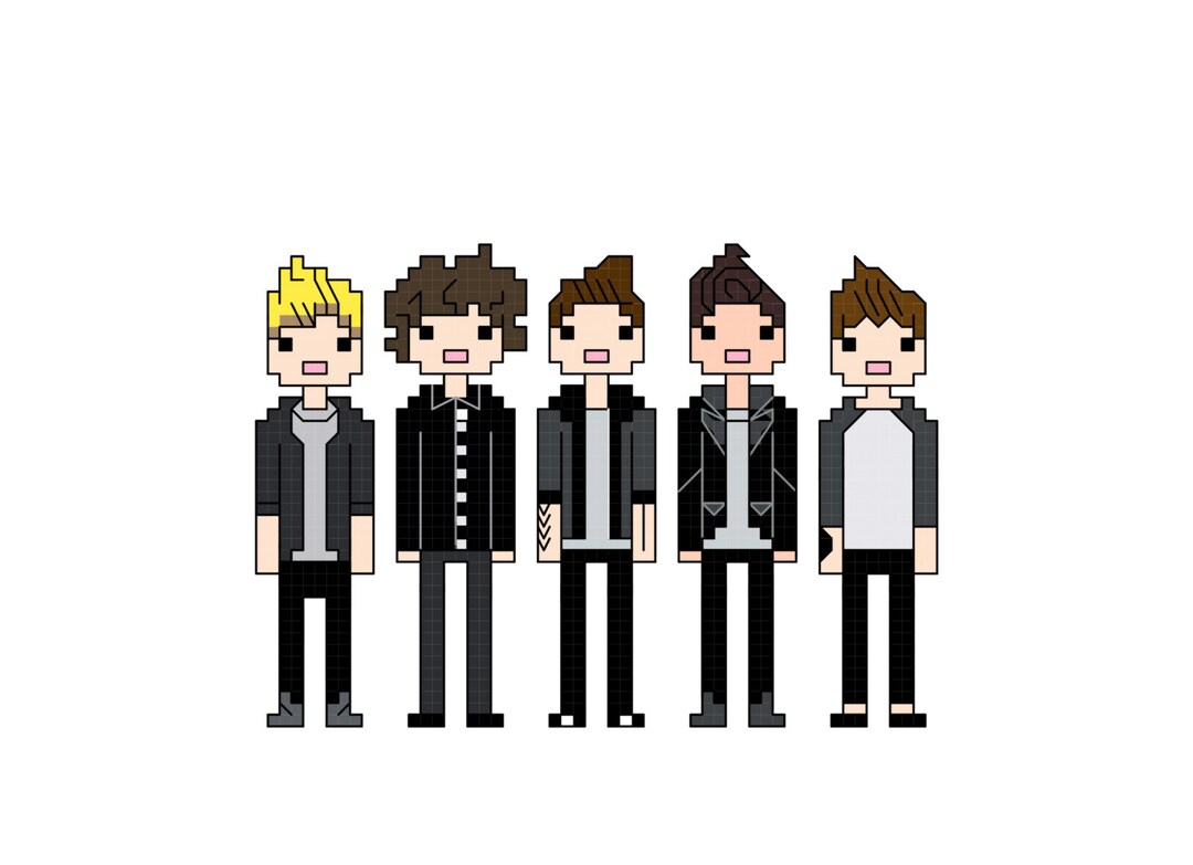 One Direction (take Me Home Tour) Cross Stitch Pattern - Etsy