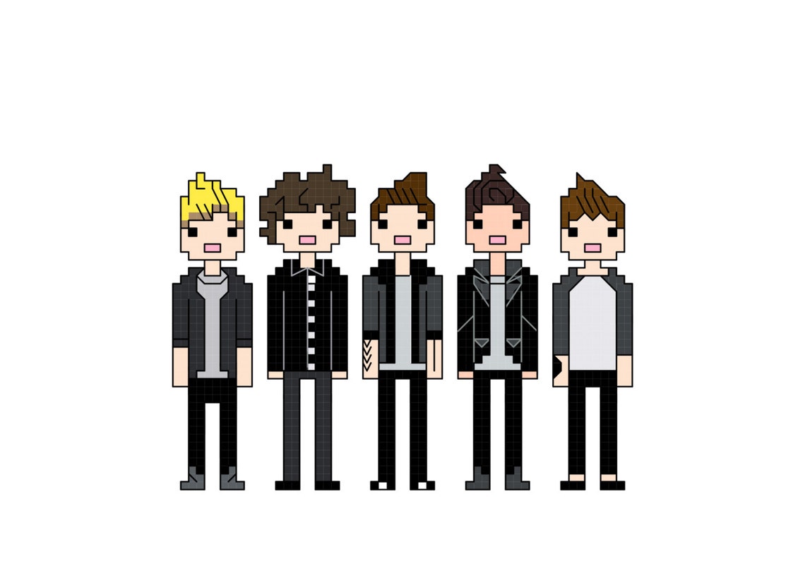 One Direction (take Me Home Tour) Cross Stitch Pattern - Etsy