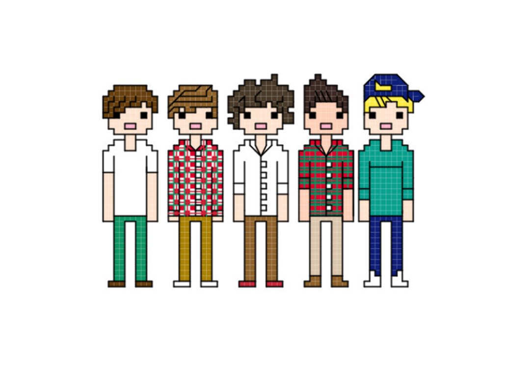 One Direction (version 2) Cross Stitch Pattern - Etsy