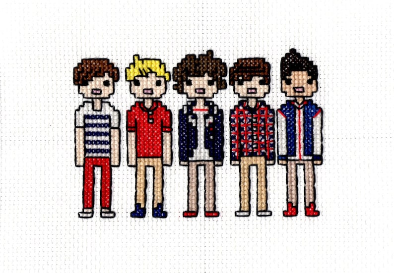 One Direction (up All Night) Cross Stitch Pattern - Etsy