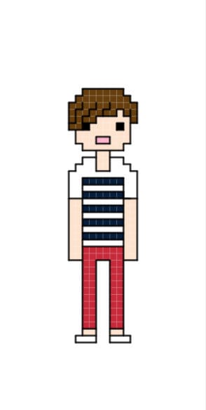 One Direction - Louis Tomlinson (up All Night) - Cross Stitch Pattern ...