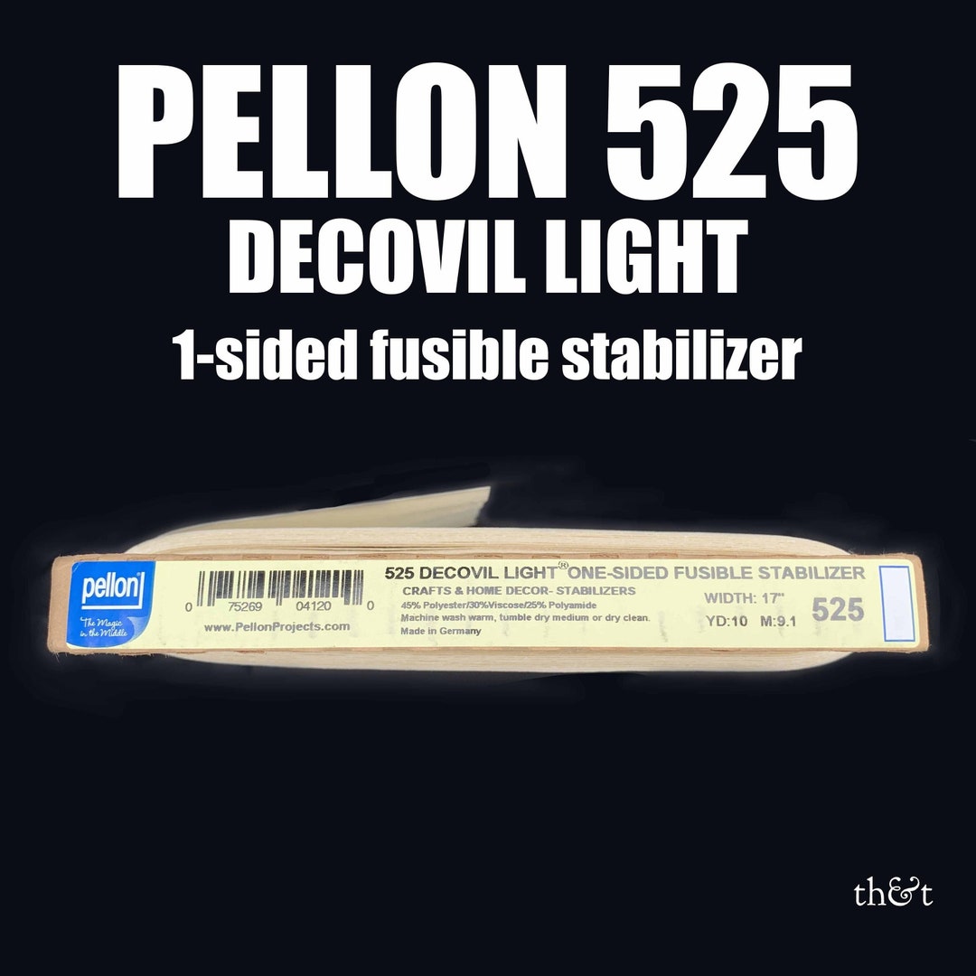 PELLON 525 Decovil Light | Fusible Flexible Leather Like Stabilizer ...