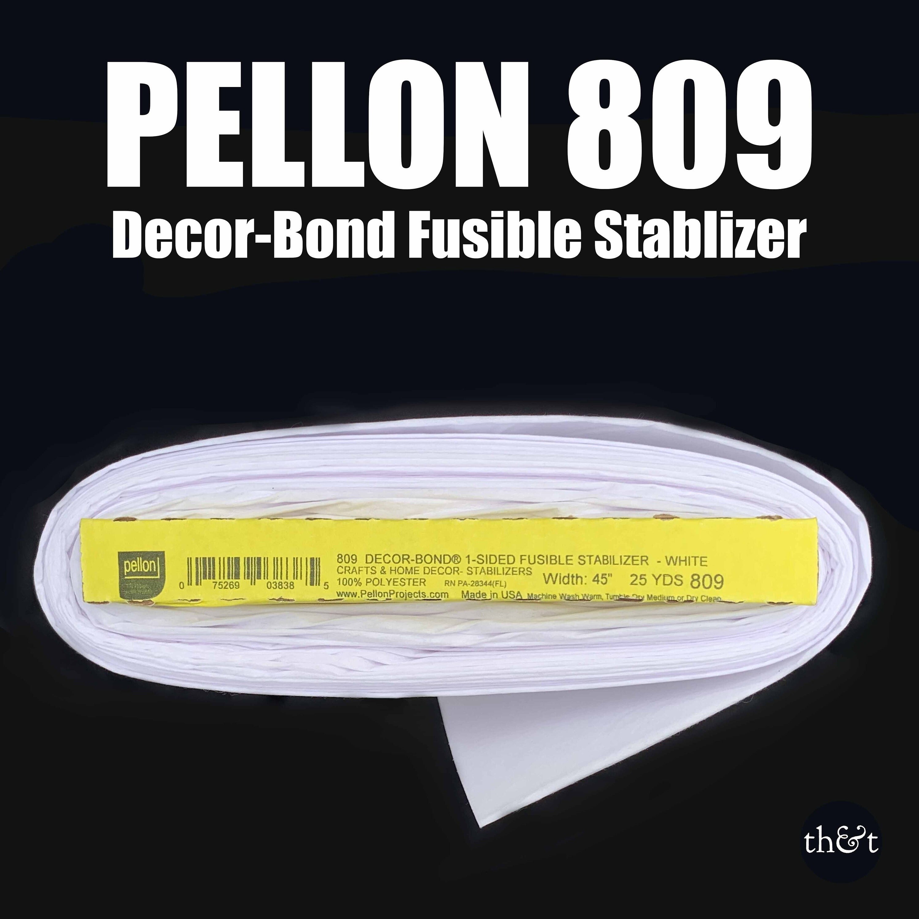 PELLON 809 Decor-bond | Fusible Stabilizer | One Side Fusible - Etsy