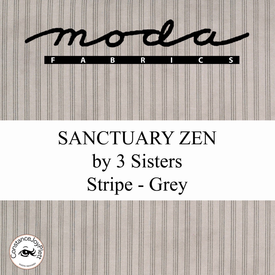 SANCTUARY ZEN | Grey | 3 Sisters | for Moda - Etsy