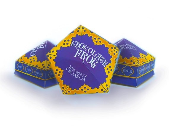 Chocolate Frog Boxes & Cards - PDF downloadable file - online digital ...