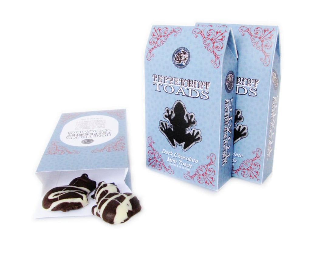 Peppermint Toad Boxes Foldable Template Wizard Party With High Quality ...