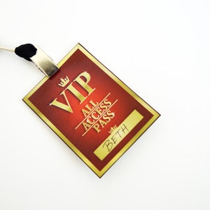 Hollywood VIP Name Tags, for Red Carpet Birthday Party Event (high ...