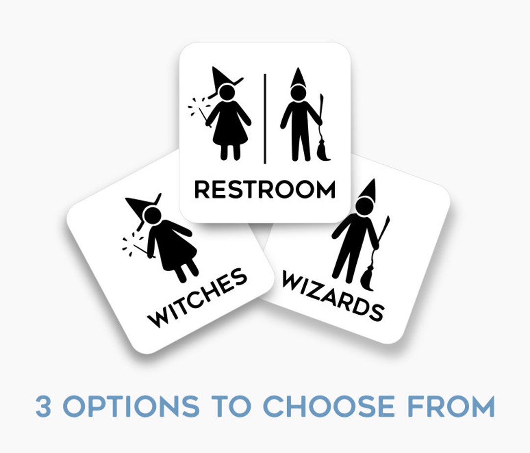 Wizard Restroom Template Magical Party With High Quality Printable PDF ...