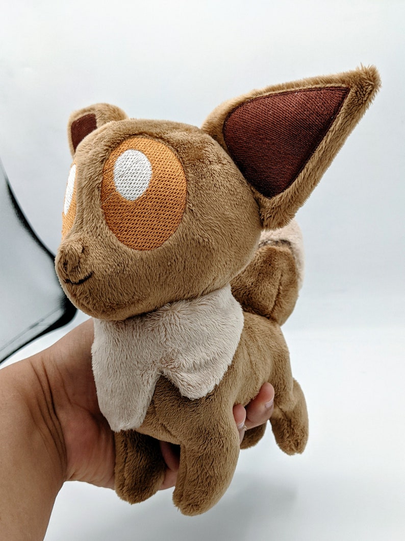 Chibi Eevee Plush Handmade Pokemon Inspired Plushie | Etsy