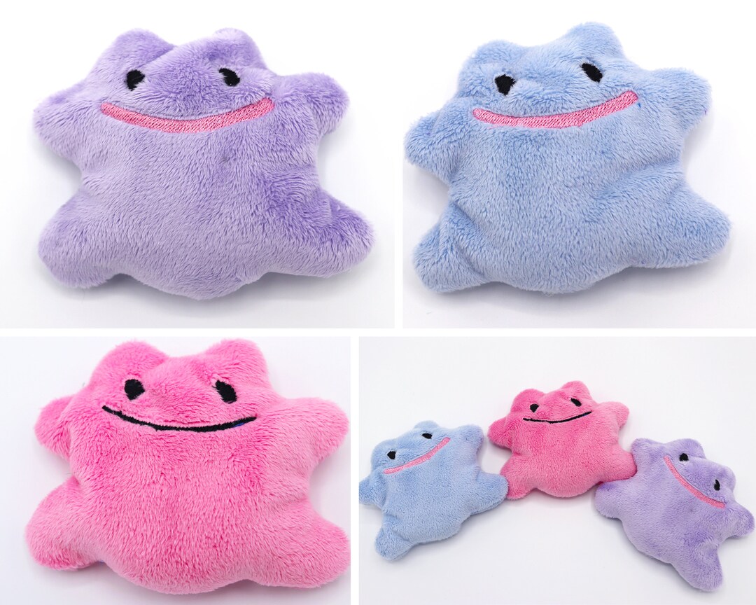 Your Choice 5 Ditto Pokemon Inspired Palm Sized Bean Bag Beanie ...