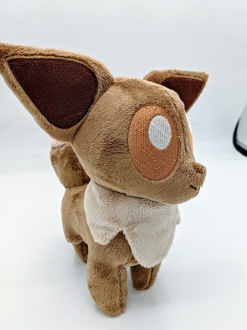Chibi Eevee Plush Handmade Pokemon Inspired Plushie | Etsy