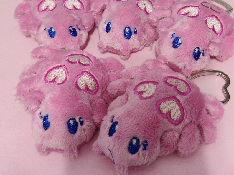 In the Hoop Spider Keychain Plush Pattern 4x4pattern - Etsy