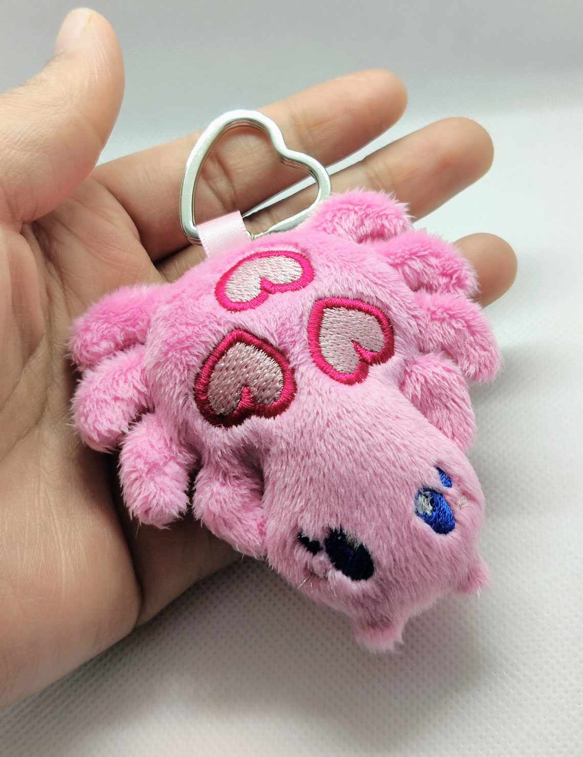 In the Hoop Spider Keychain Plush Pattern 4x4pattern - Etsy