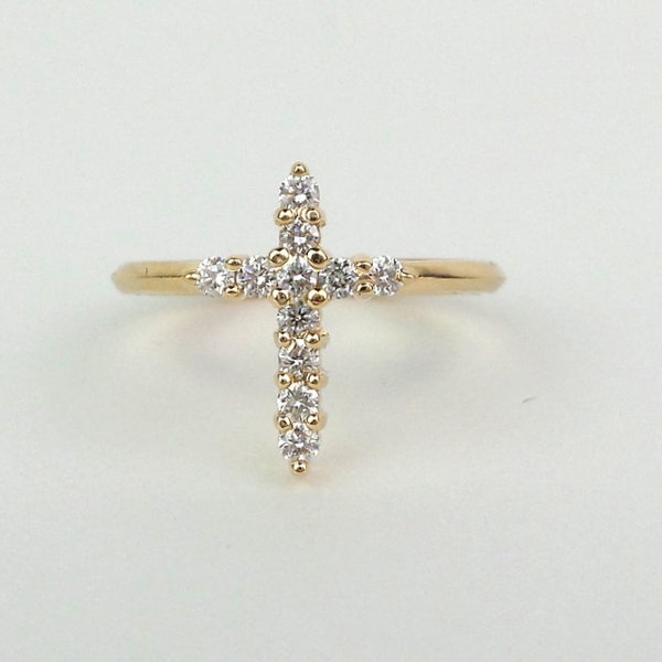 Cross Ring - Etsy