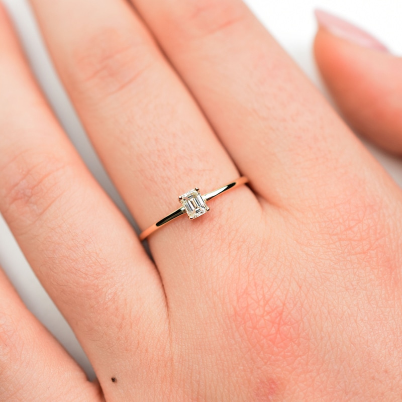 Dainty Diamond Ring - Etsy