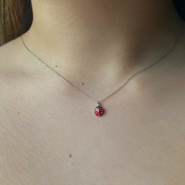 Ladybug Necklace - Etsy