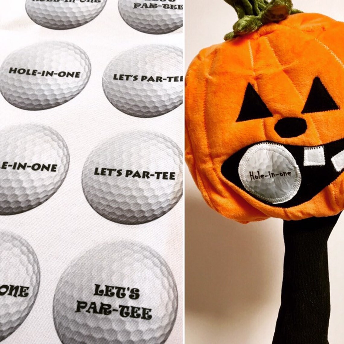 Halloween Pumpkin GOLF Club Headcover Fun Golfing Gift - Etsy UK