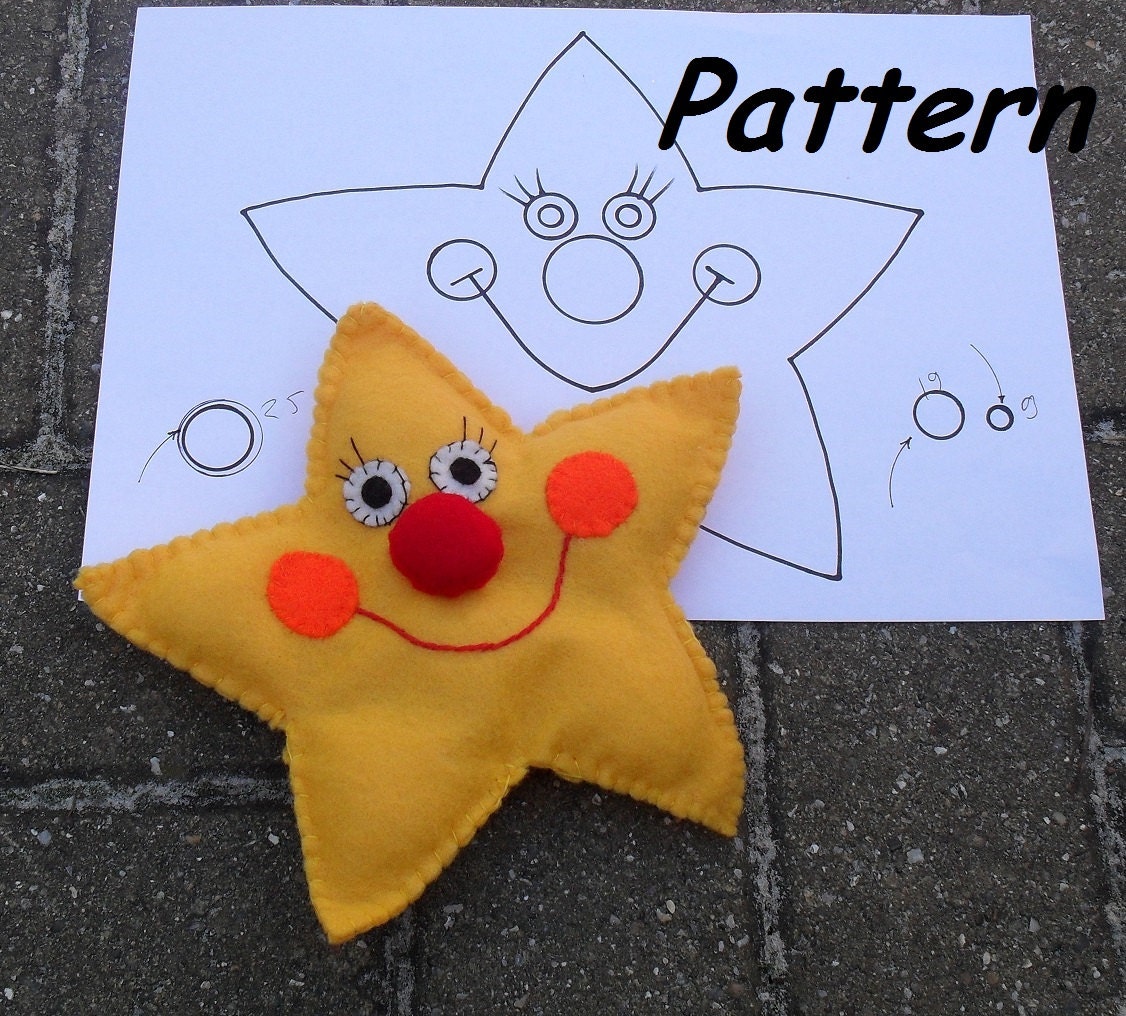 Twinkle Little STAR PDF Sewing Pattern How to Make Star - Etsy UK